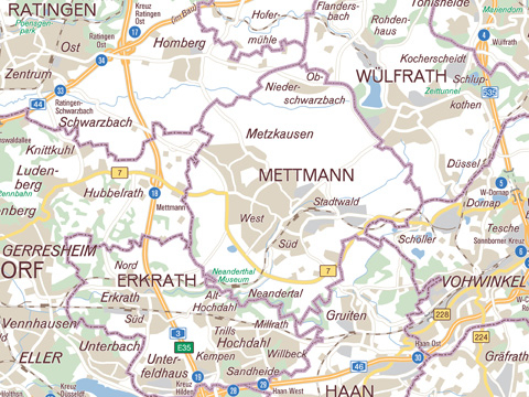 Kreisverwaltung Mettmann / Digitale Geodaten